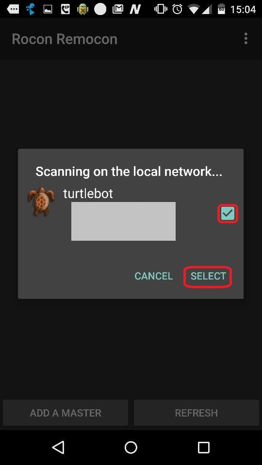 アンドロイドスマホからTurtlebotを動かそう！ – demura.net
