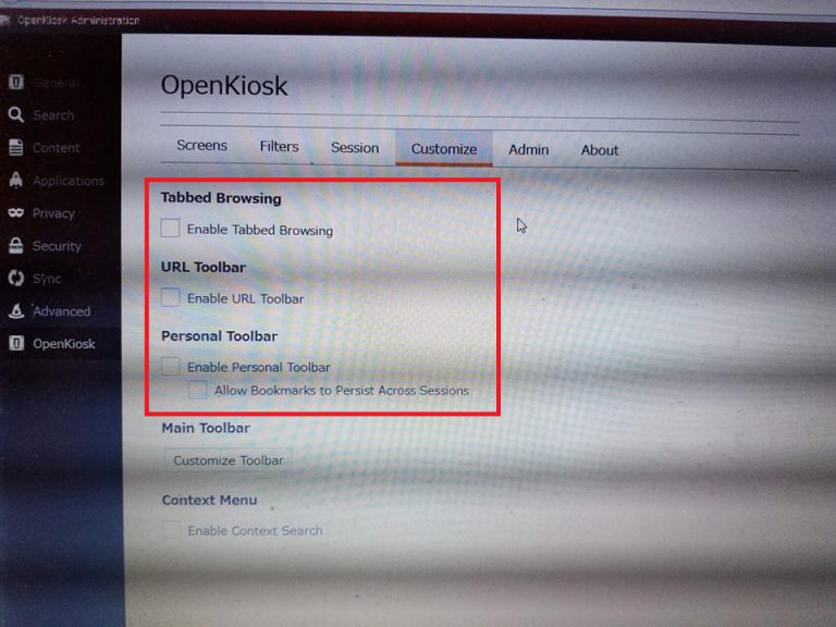 OpenKiosk: 無人情報端末化 – demura.net