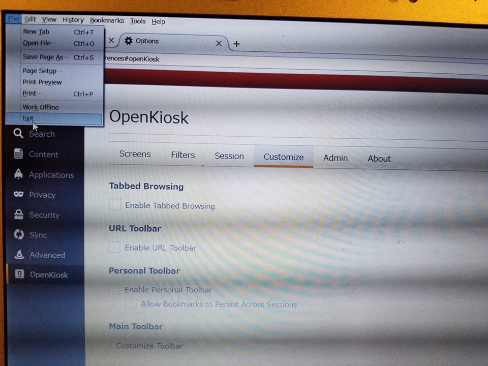 OpenKiosk: 無人情報端末化 – demura.net