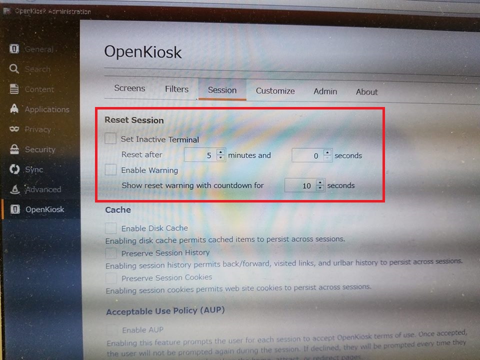 OpenKiosk: 無人情報端末化 – demura.net
