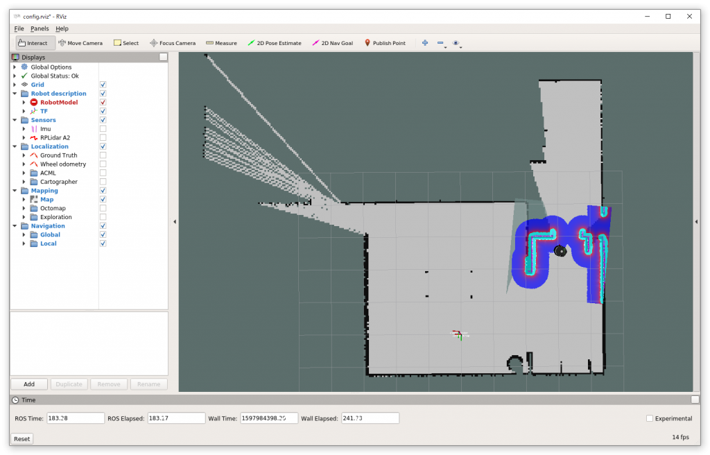 HARD2020：シミュレータでの地図作成と自己位置推定 – demura.net