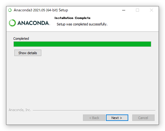 Anaconda3 64 Bit