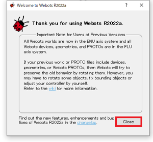 Webots講座1-2022：インストールとデモの鑑賞 – demura.net
